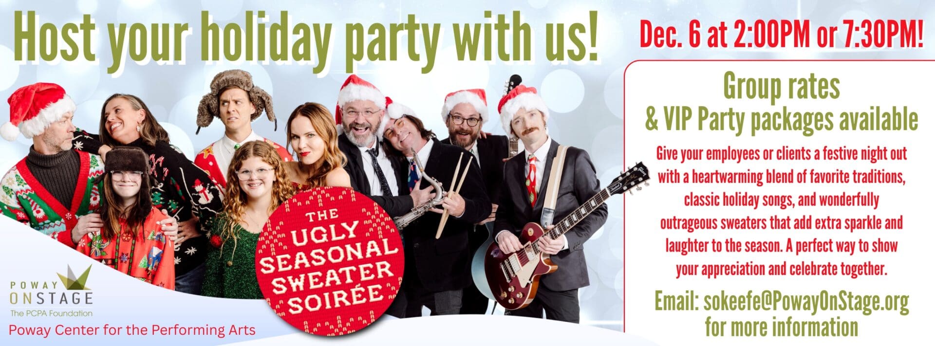 The Ugly Seasonal Sweater Soiree - Poway On Stage